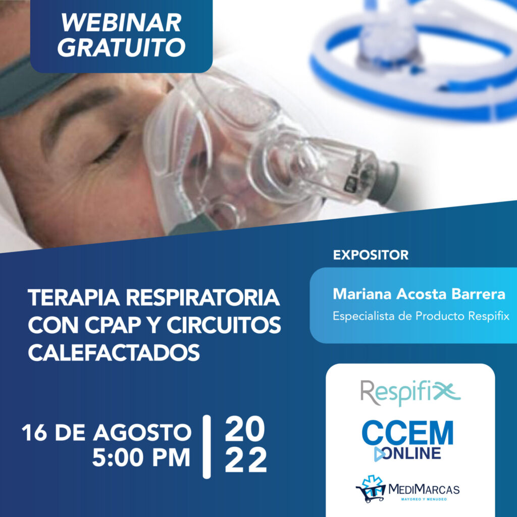 Terapia respiratoria con CPAP y circuitos calefactados - Medimarcas